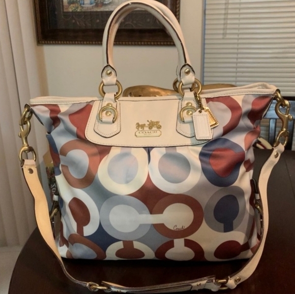Coach | Bags | Coach Madison Op Art Sateen Bag | Poshmark
